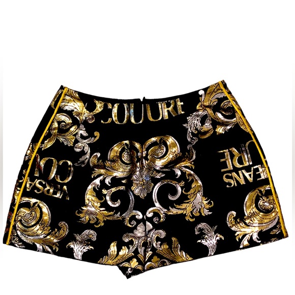 Versace Jeans Collection | Shorts | Versace Jeans Couture Black And ...